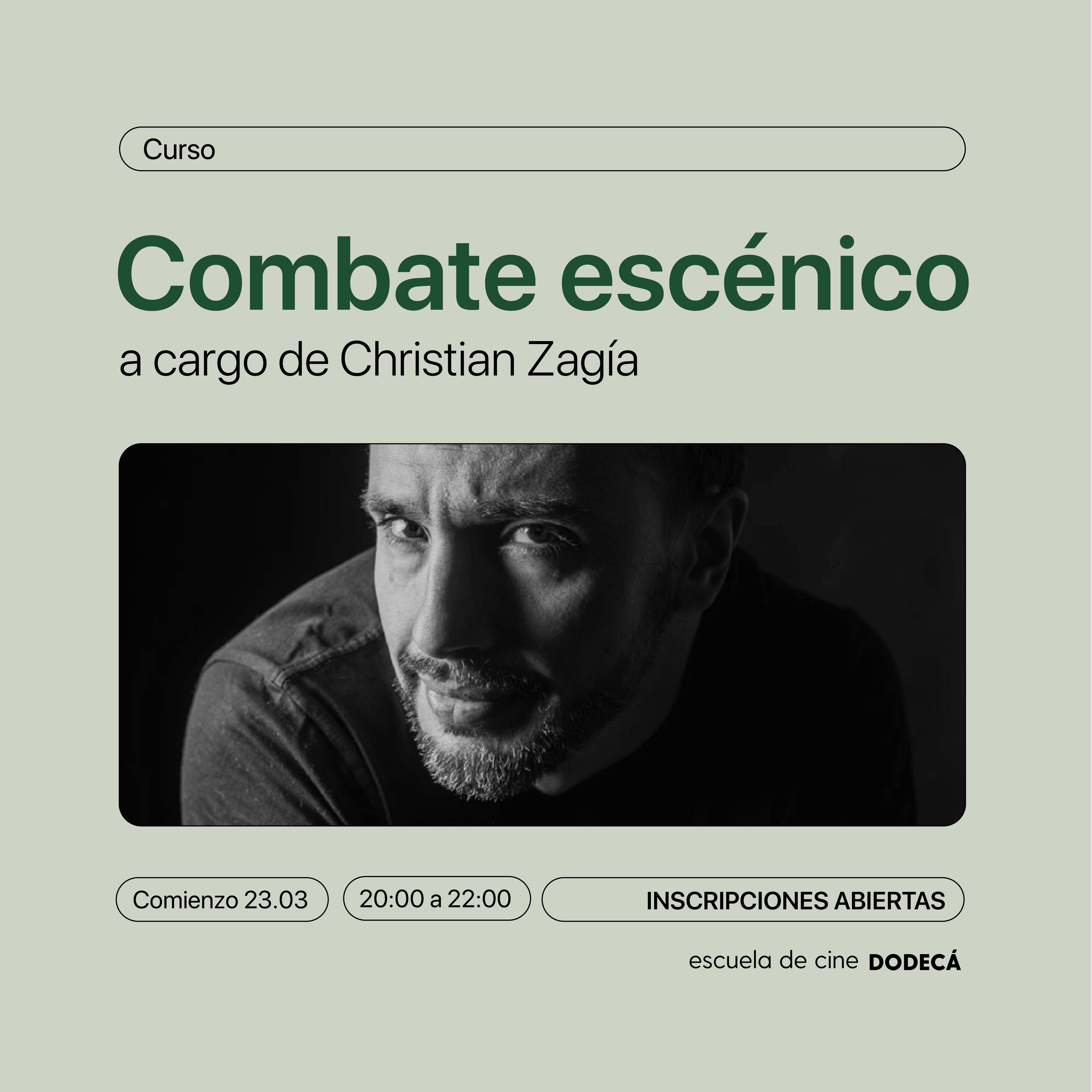 Curso de Combate Escénico con Christian Zagía – Dodecá